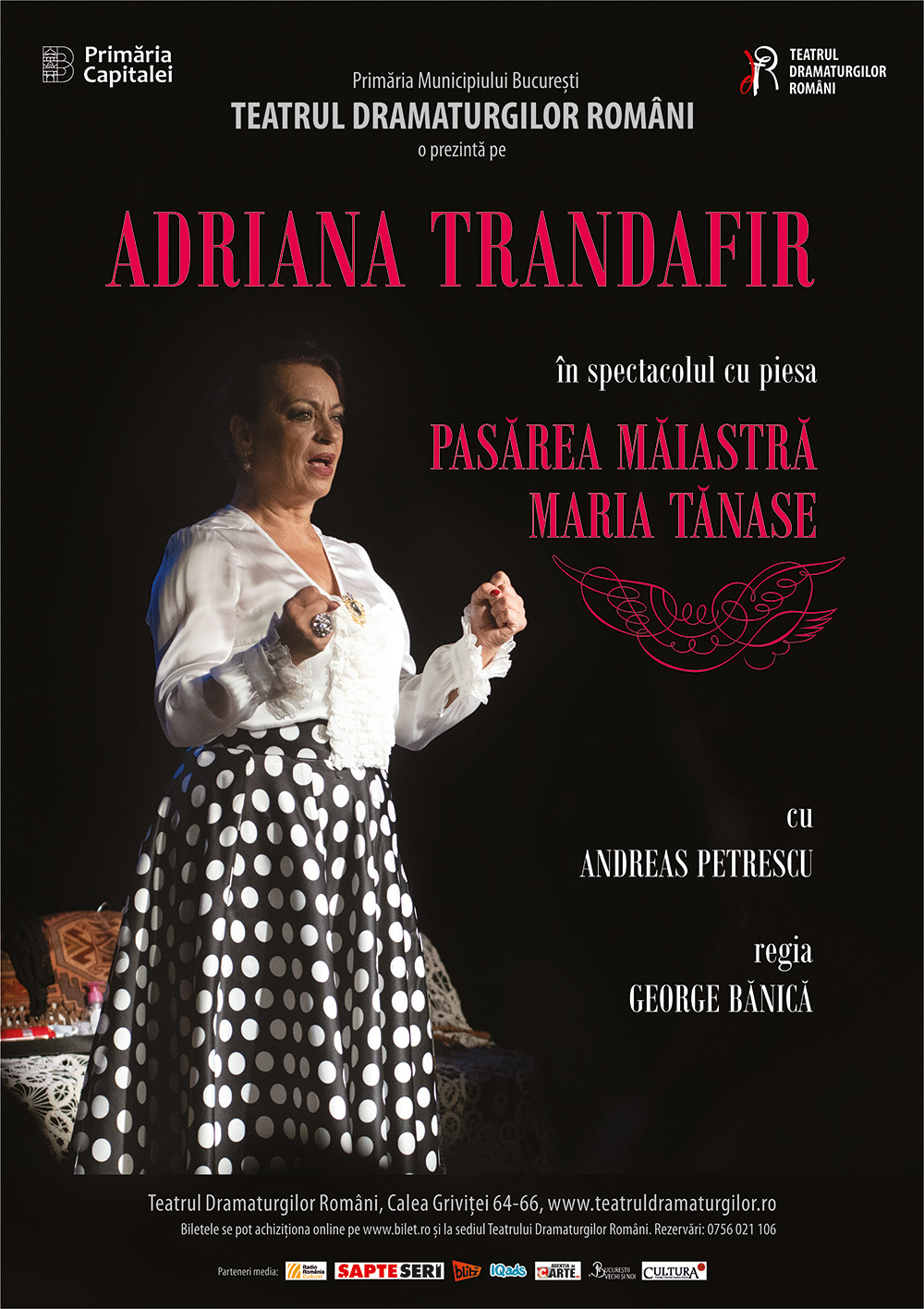 Bilete PASAREA MAIASTRA – MARIA TANASE | Teatru | BILET.ro