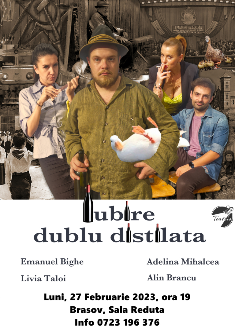 Bilete Sala Reduta - Iubire dublu distilata | Teatru | BILET.ro