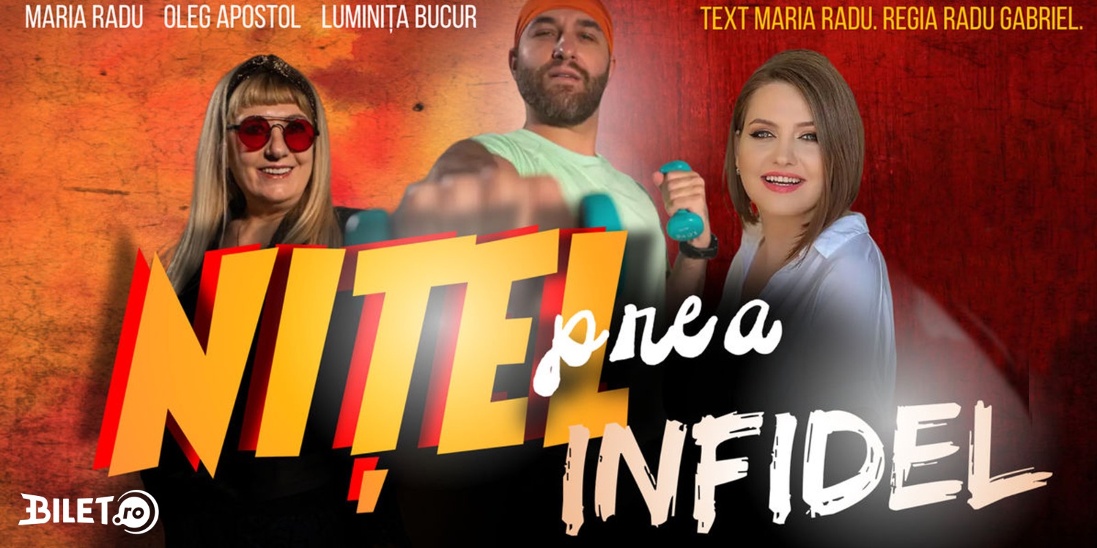 Bilete Sala Reduta - Nițel prea infidel | Teatru | BILET.ro