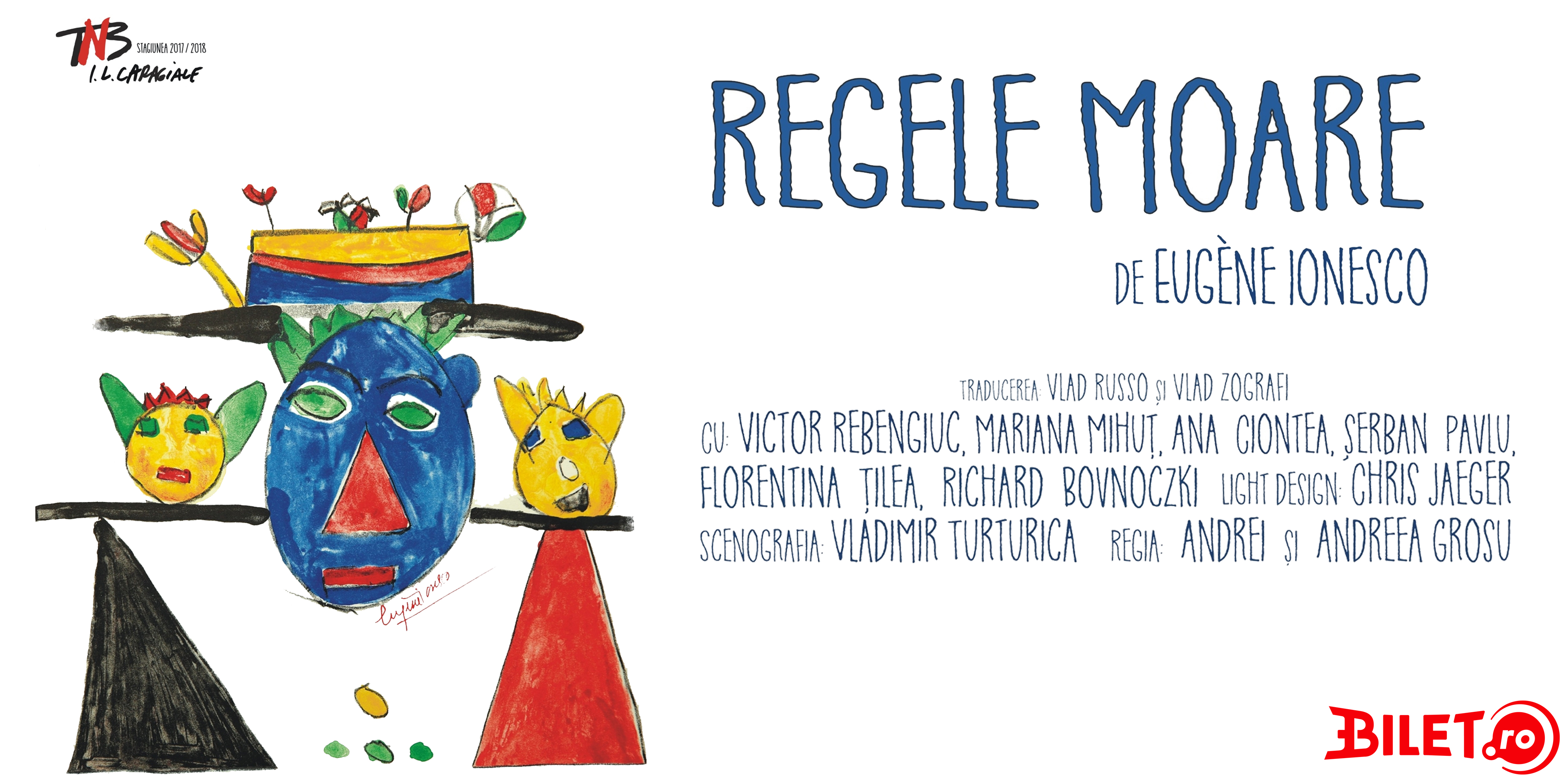 Bilete Regele moare | Teatru | BILET.ro