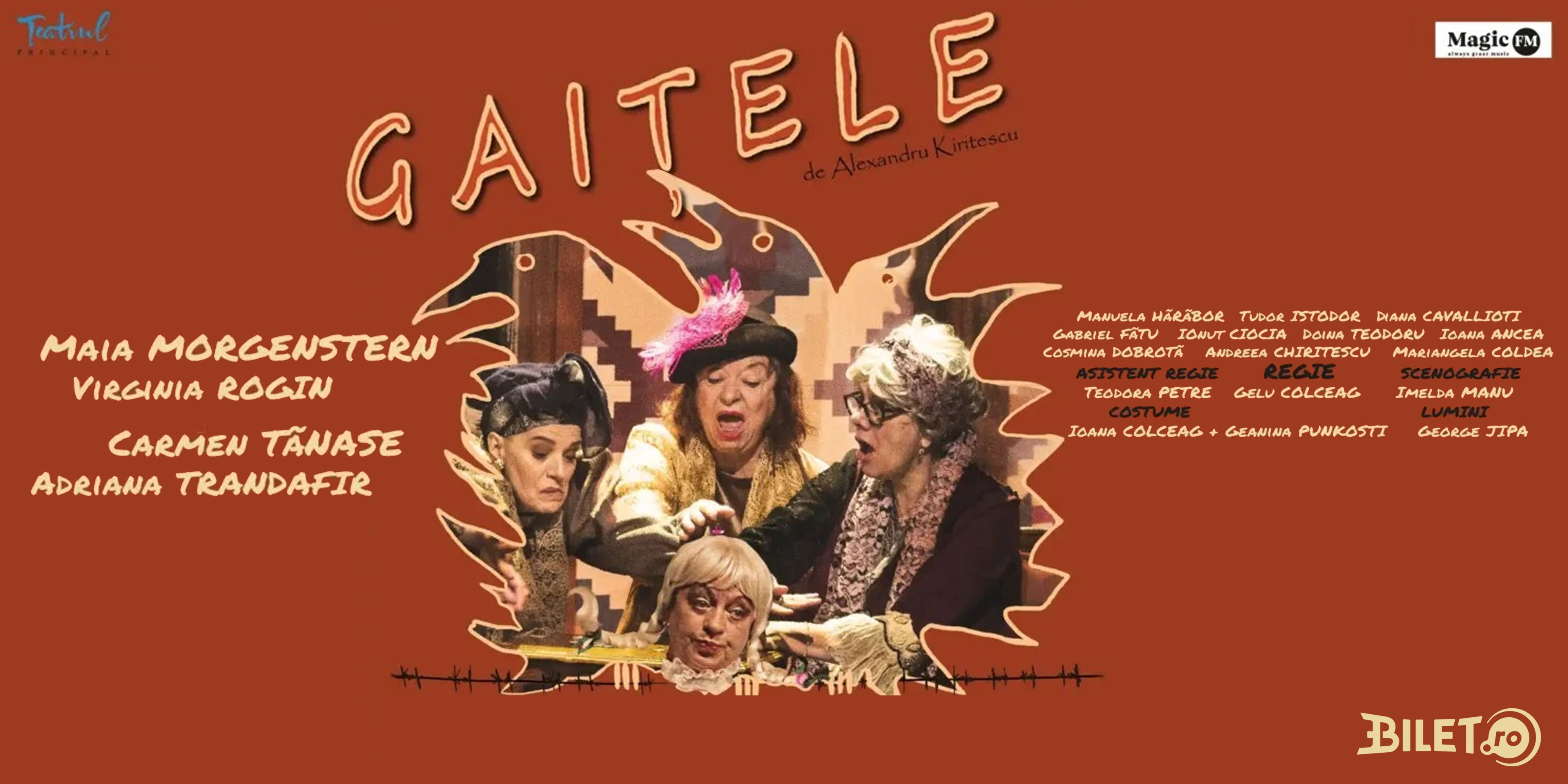 Bilete GAITELE | BUCURESTI | Teatru | BILET.ro
