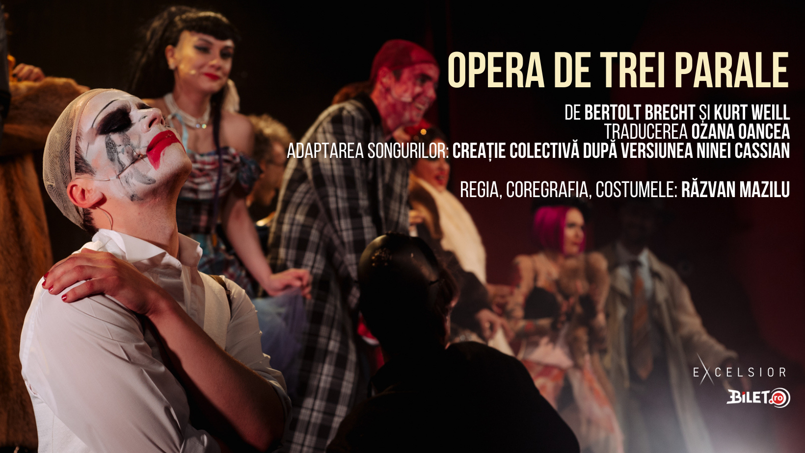 Bilete OPERA DE TREI PARALE | 26 May 2026, 19:00 | Teatrul Excelsior ...