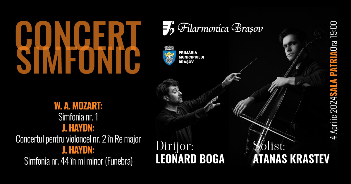Bilete Leonard Boga, Atanas Krastev și orchestra Filarmonicii Brașov în ...