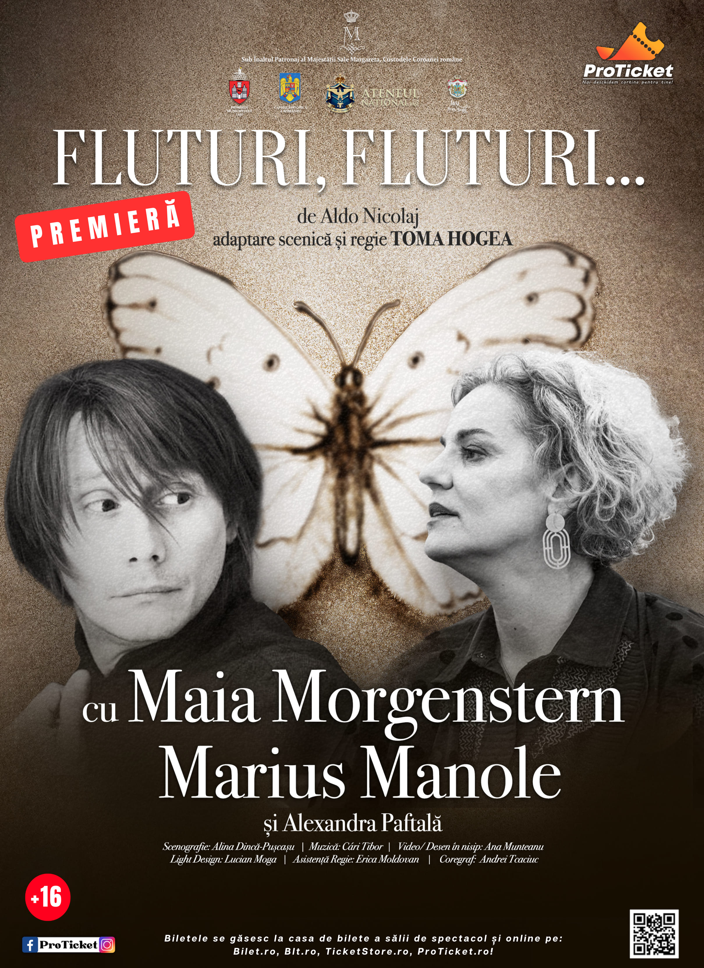 Bilete FLUTURI, FLUTURI | BUCURESTI | Teatru | BILET.ro