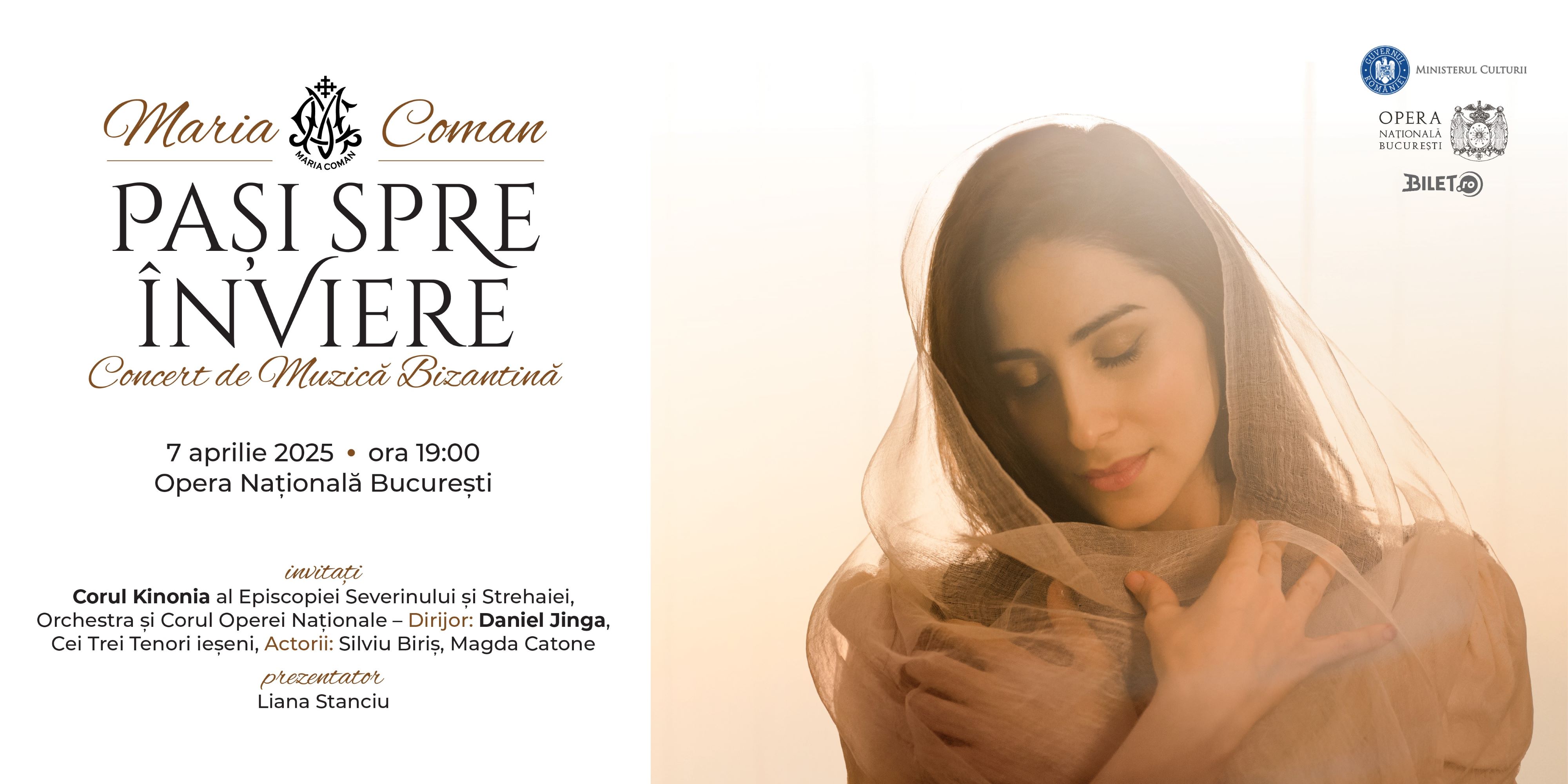 Bilete Maria Coman || Paşi spre Înviere - Concert Pascal | Concert ...